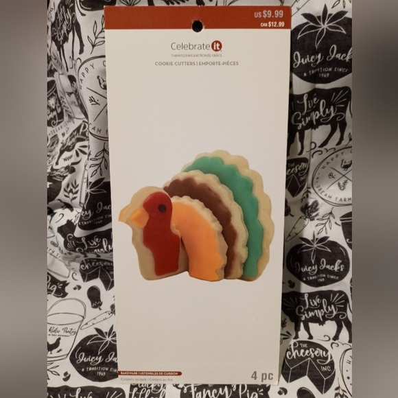 Celebrate It | Kitchen | Turkey Cookie Cutter Set | Poshmark